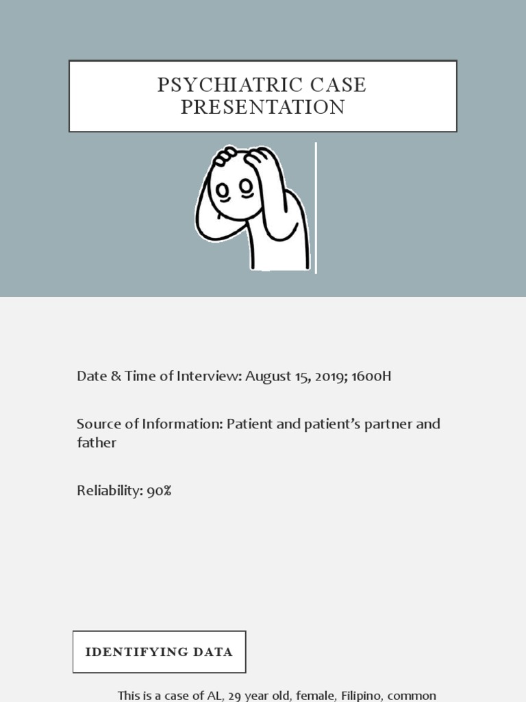 Psychiatric Case Presentation | PDF | Schizophrenia | Bipolar Disorder