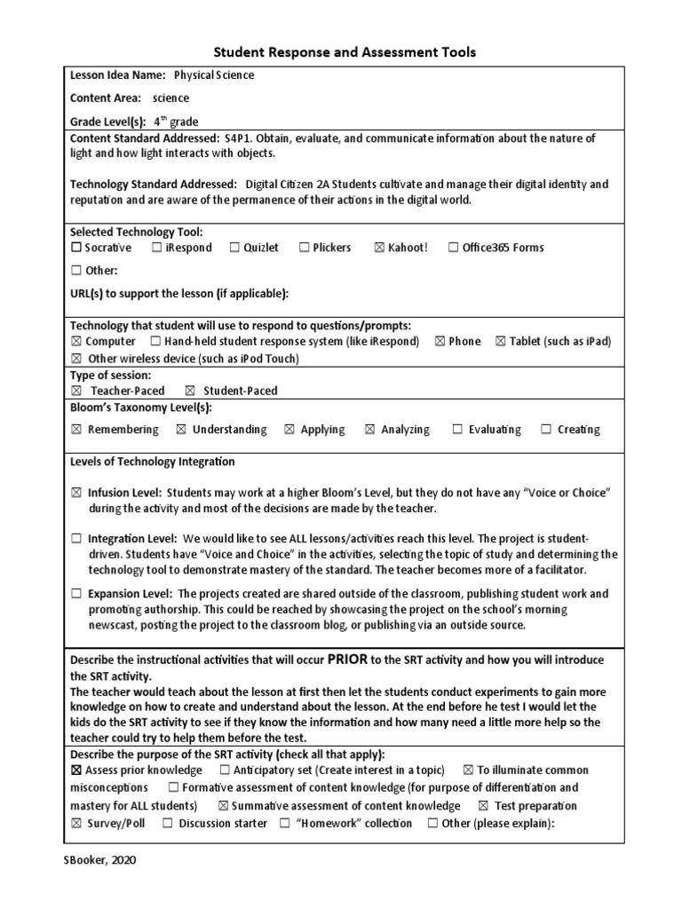 Student Response | PDF | Educational Assessment | Pedagogy