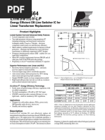 Tny253/254/255 Tinyswitch Family: Energy Efficient, Low Power Off-Line ...