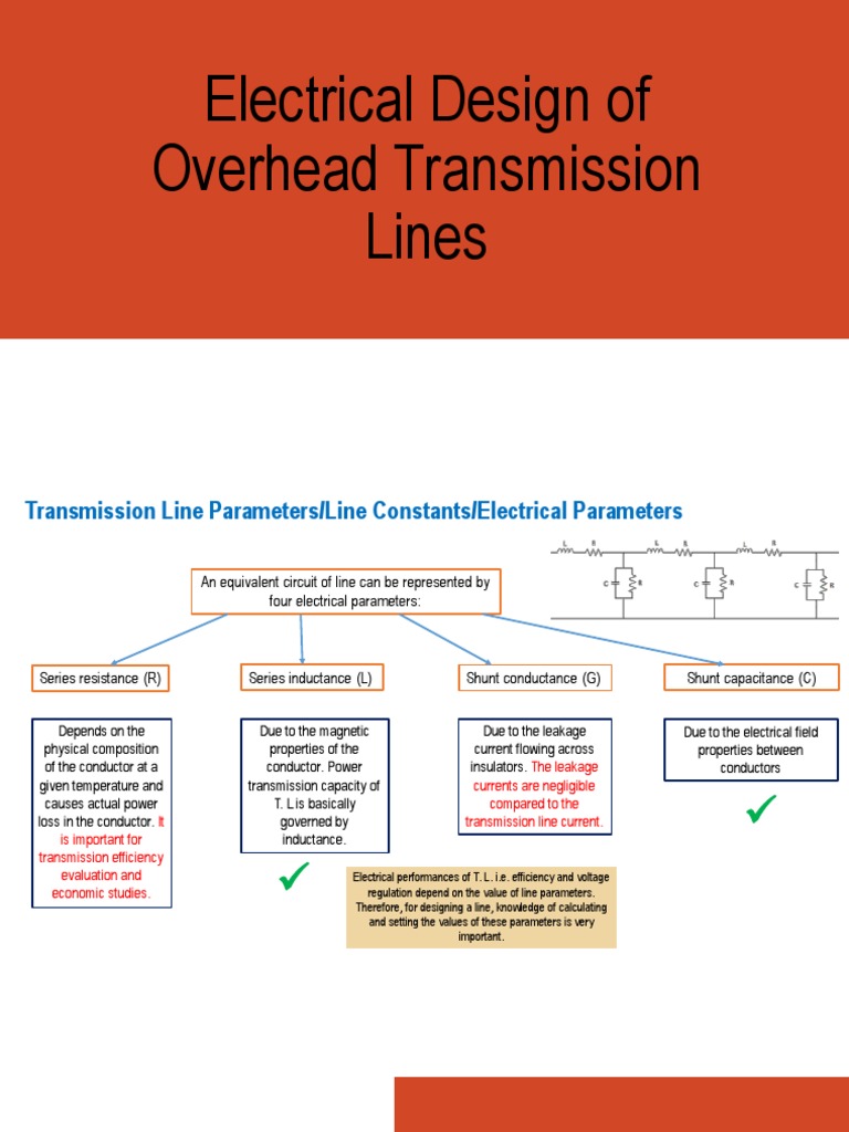Electrical Design of Overhead Transmission Lines | PDF | Inductance ...