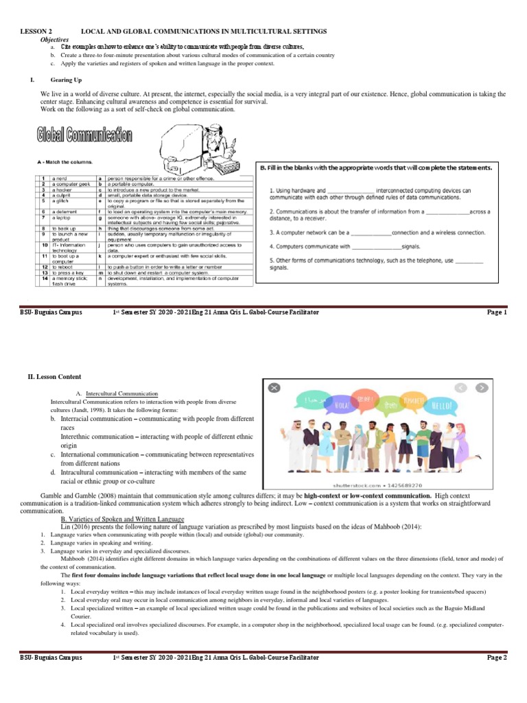 Eng 21 Lesson 2 | Download Free PDF | English Language | Grammatical Number