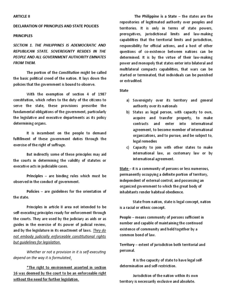 Article Ii | PDF | Jurisdiction | Article Two Of The United States ...