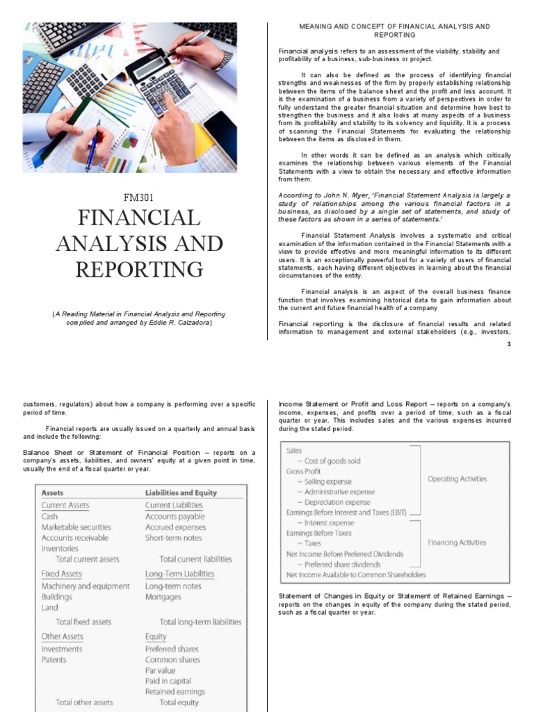 Understanding Financial Analysis and Reporting: A Comprehensive Review ...