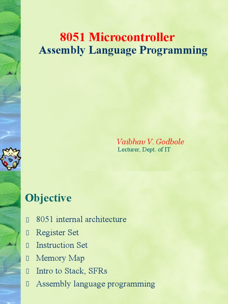 4 Instruction Set 8051 | PDF | Assembly Language | Computer Hardware