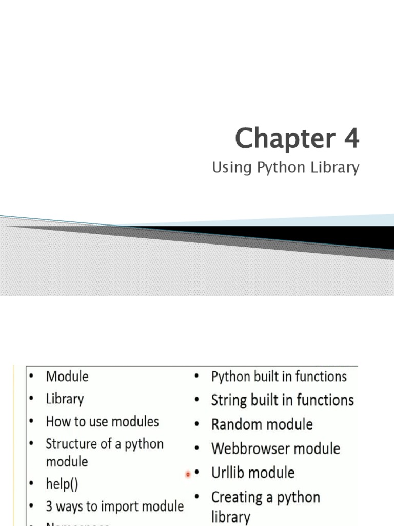 Using Python Library | PDF