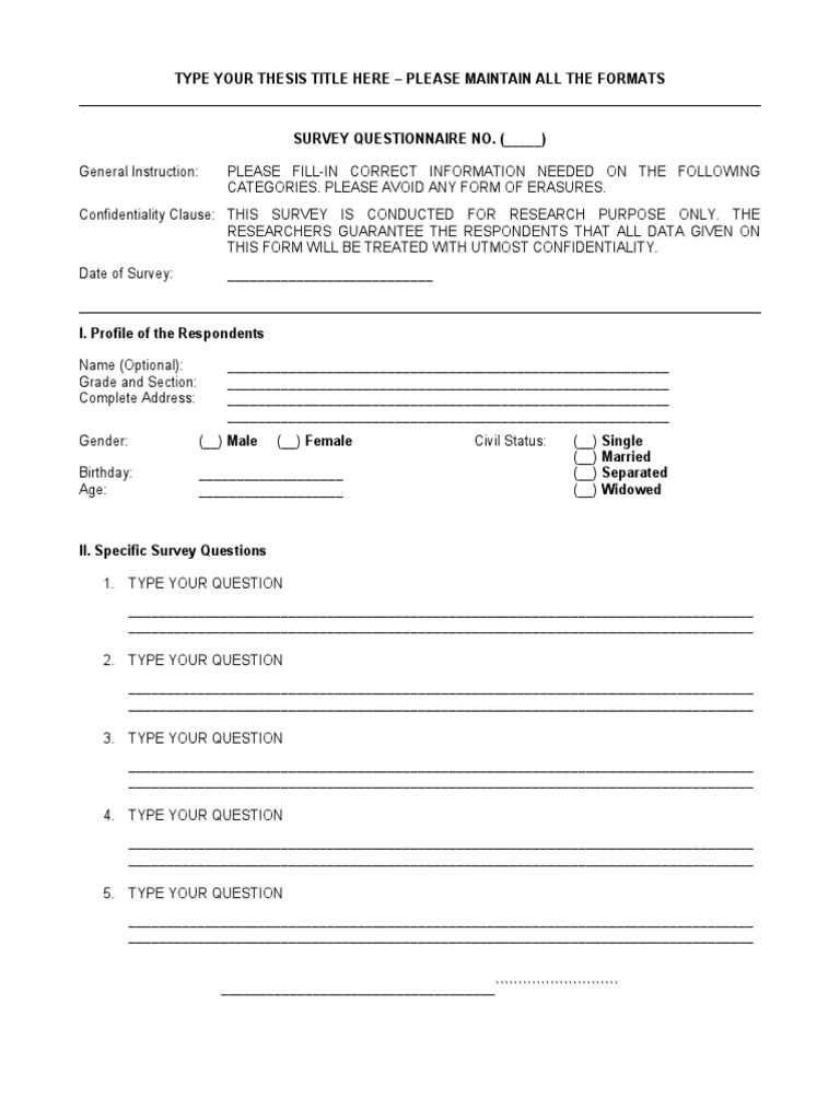 Type Your Thesis Title Here - Please Maintain All The Formats | PDF ...