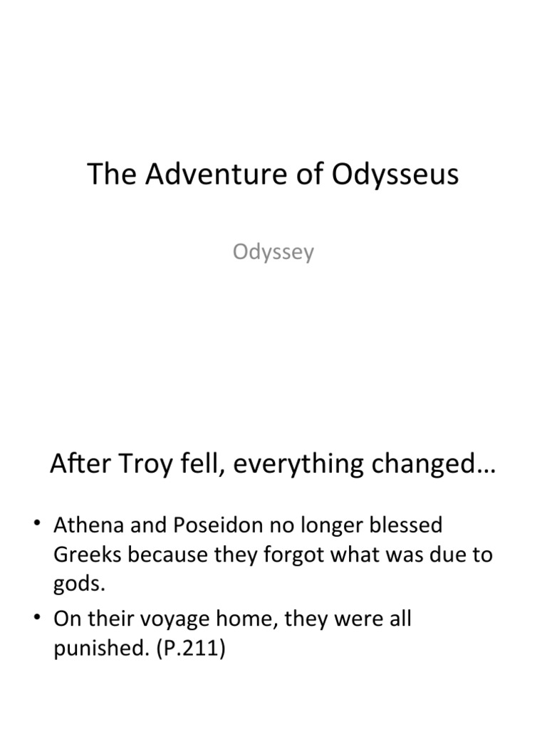 The Adventures of Odysseus | PDF | Cassandra | Odysseus
