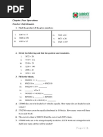 Grade 4 MDAS Worksheet with Answers | PDF