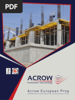 Acrow Prop Data Sheet - Scaffolding Supplies Limited | PDF | Nature