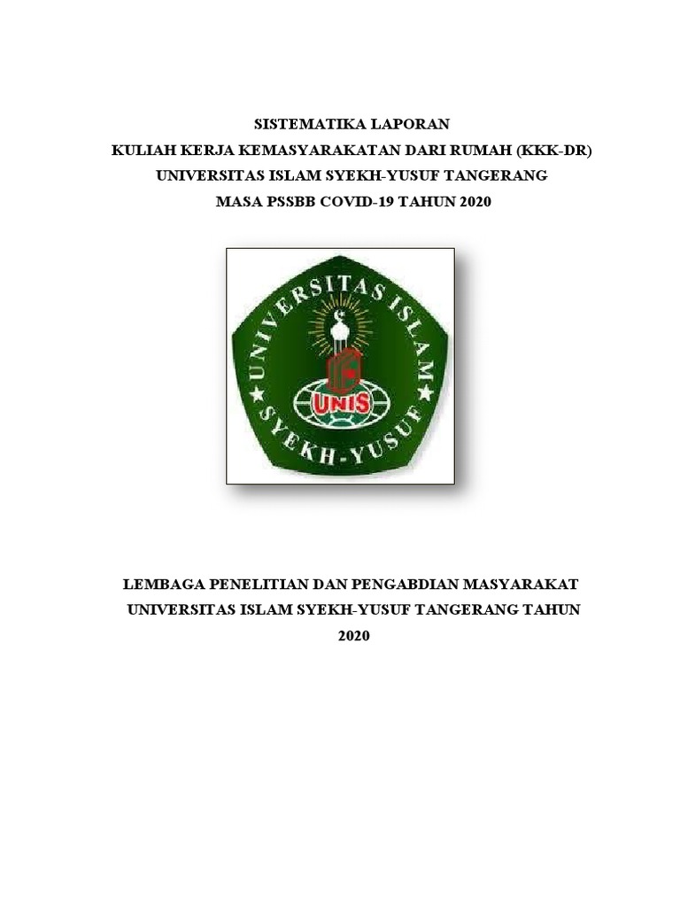 Format Laporan KKK 2020 | PDF