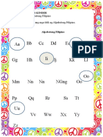 Purple Letter MM Ss Aa Filipino Worksheet | PDF