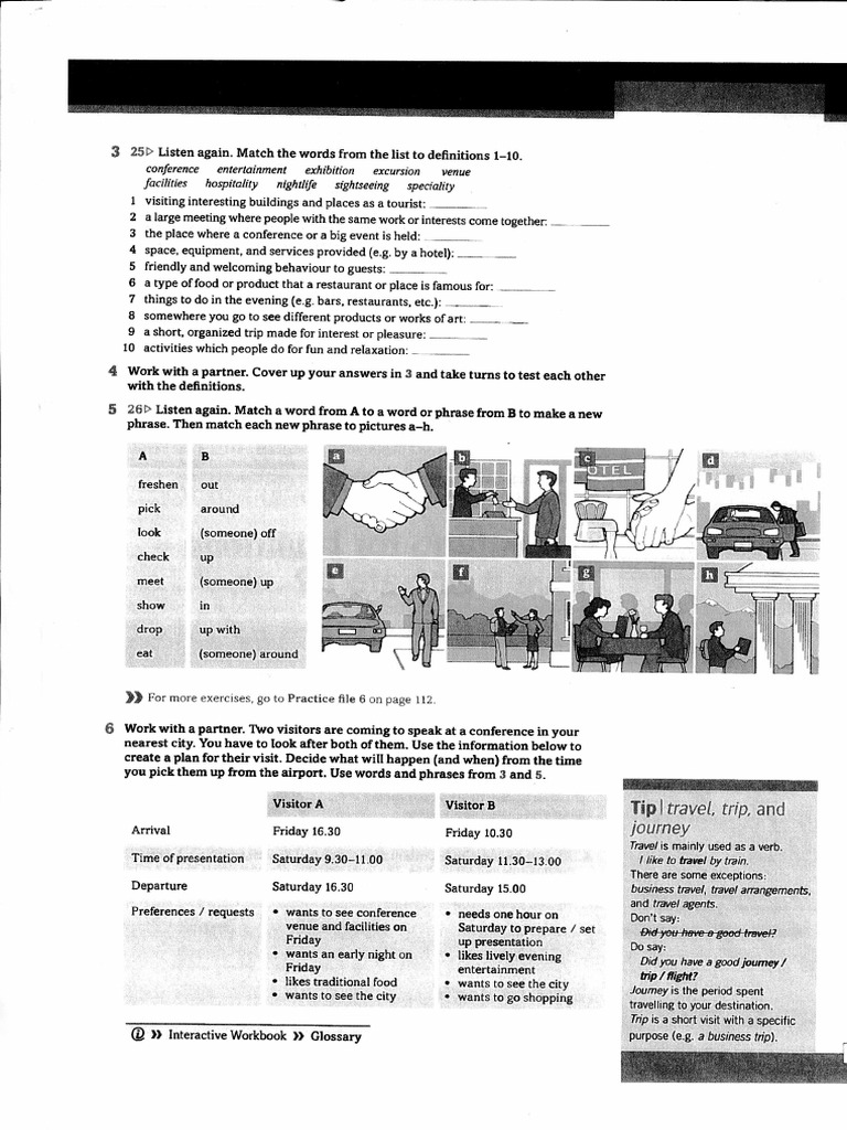 Guests and Visitors Vocabulary 2 PDF | PDF