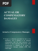 Kinds of Damages Under The Civil Code | PDF | Attorney's Fee | Damages