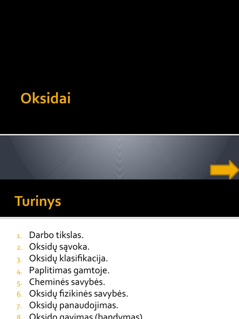 Oksidai | PDF