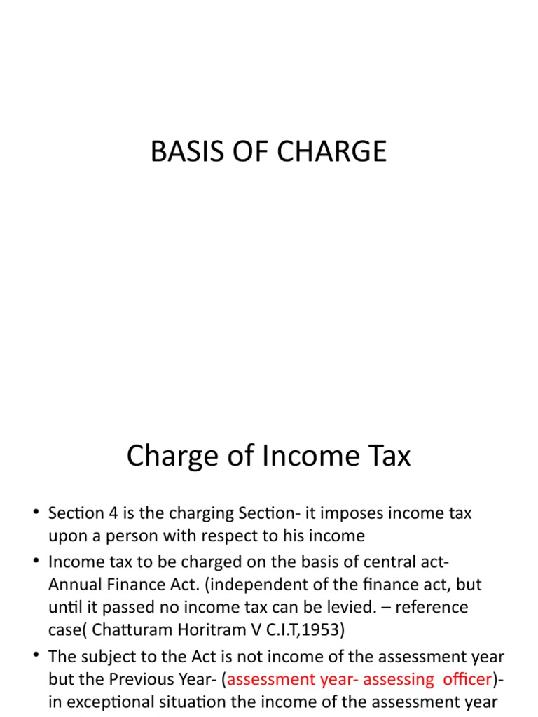 Basis of Charge | PDF | Domicile (Law) | Taxes