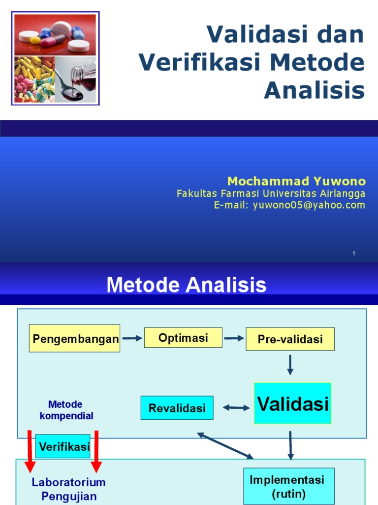 Validasi Dan Verifikasi Metode Analisis | PDF