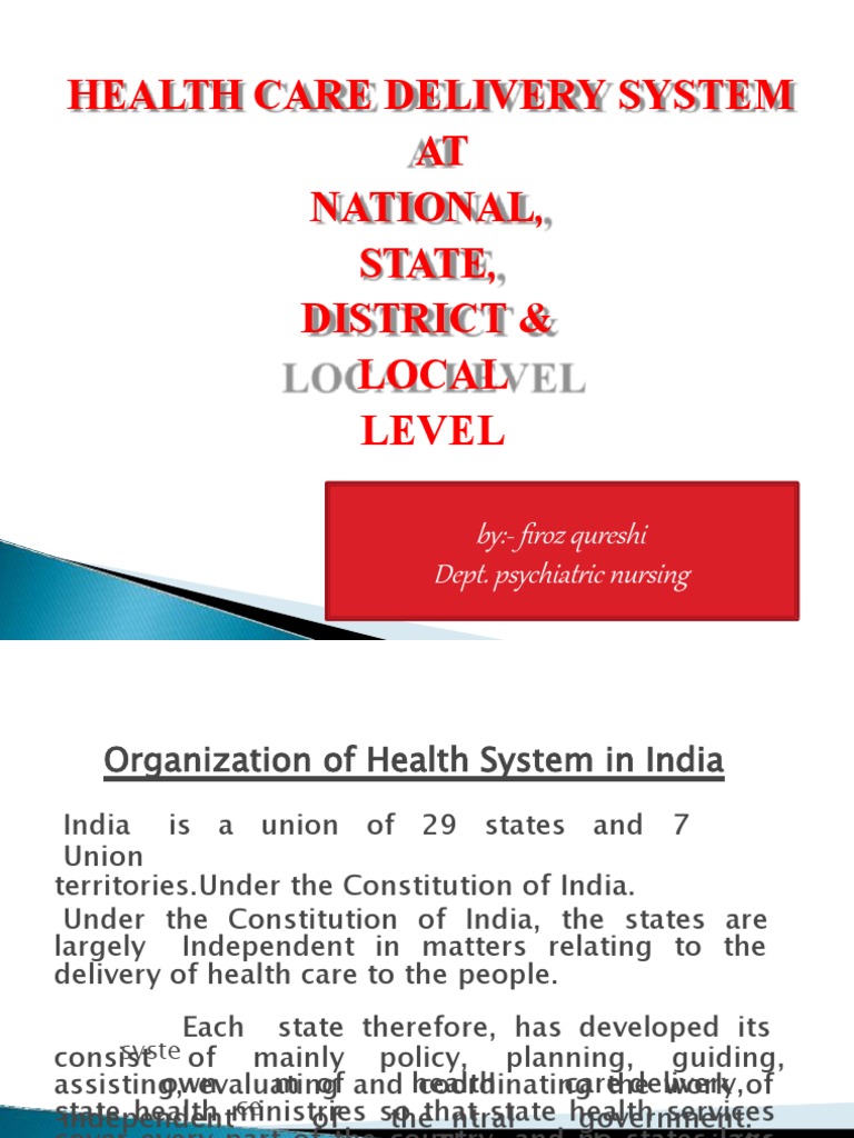 Health Care Delivery in India: Levels Explained | PDF | Hospital ...