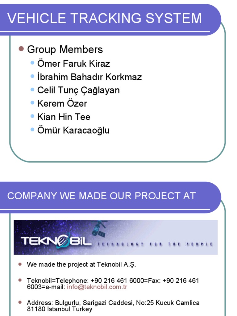 Vehicle Tracking System | PDF | Vehicles | Geographic Information System