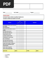 Air Conditioner Inspection Checklist | PDF