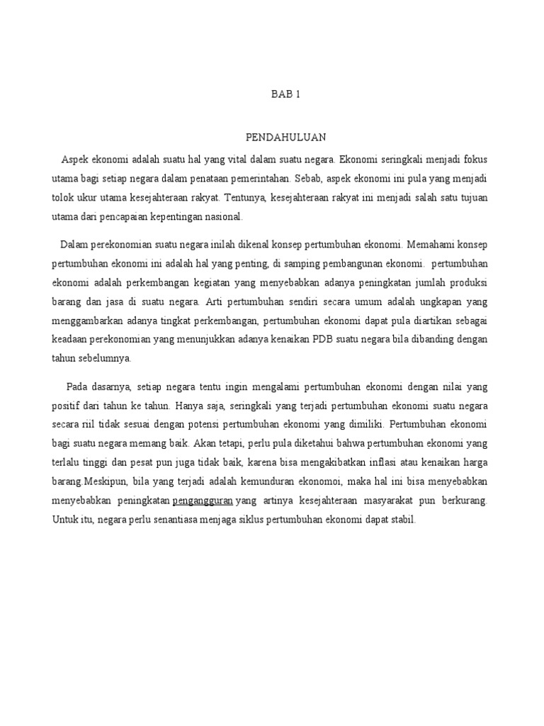 Teori Pertumbuhan Ekonomi Pdf Pengelolaan Keuangan And Uang 