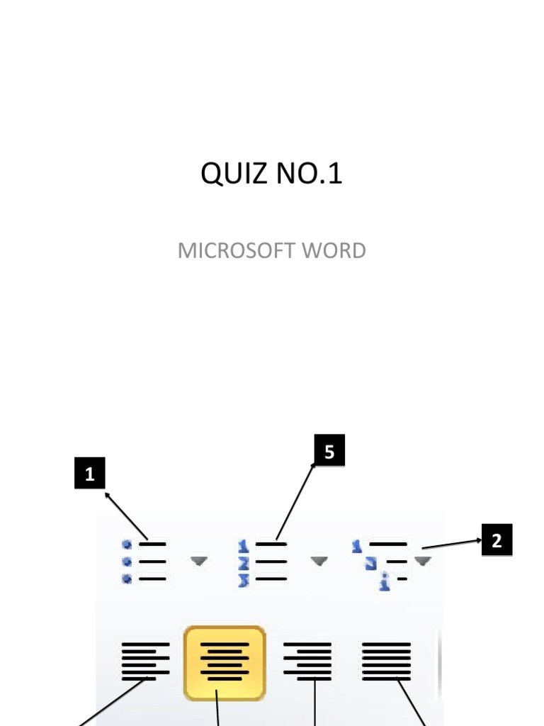 Microsoft Word Quiz Questions | PDF | Art
