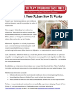 Unsolved Case 1 | PDF