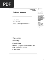 TE, TM and TEM Modes of Propagation in Waveguide | PDF | Waveguide | Radiation