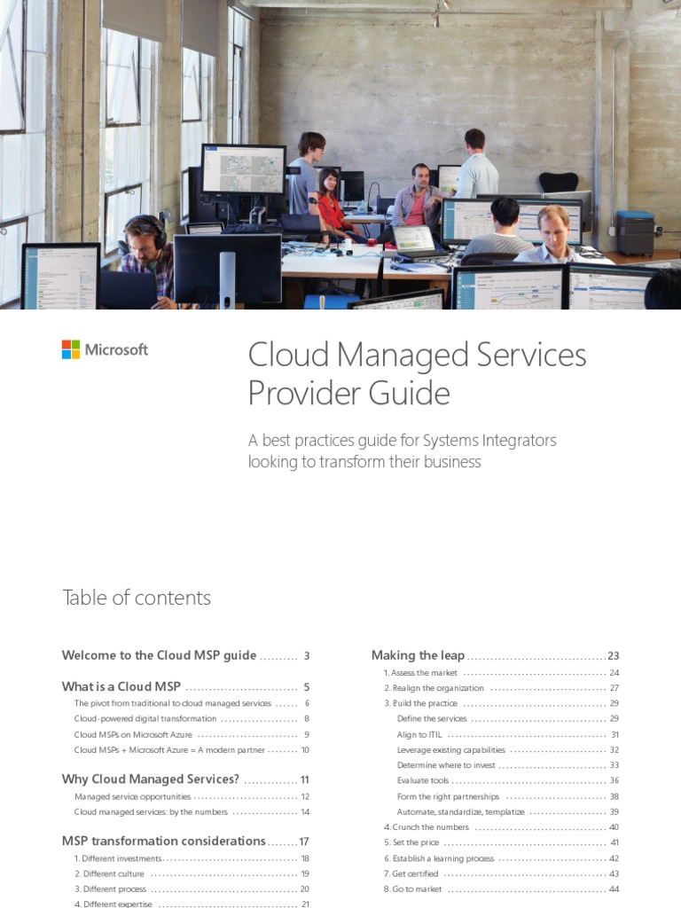 Cloud Managed Services Provider Guide: A Best Practices Guide For ...