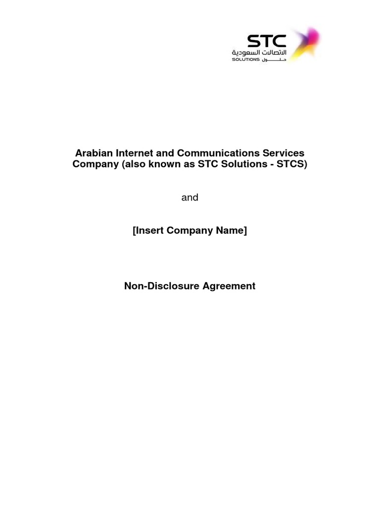 Arabian Internet and Communications Services Company (Also Known As STC ...