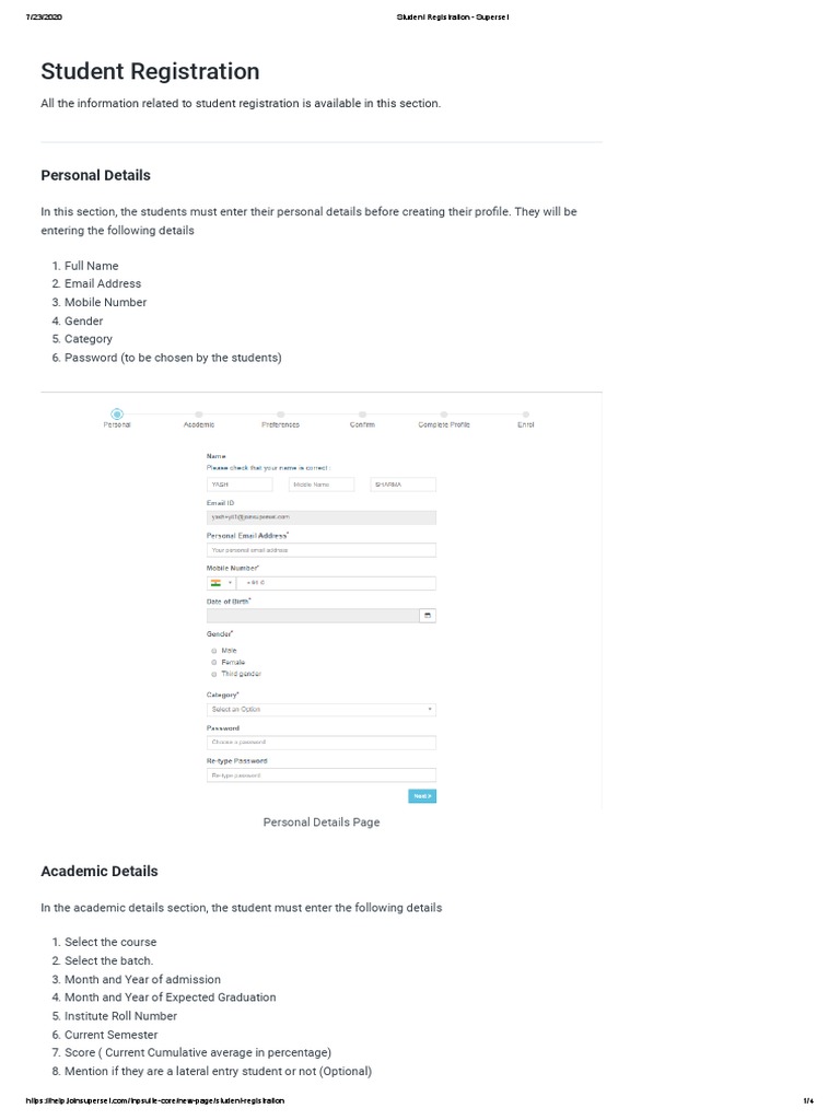 Student Registration - Superset | PDF | Academia | Behavior Modification