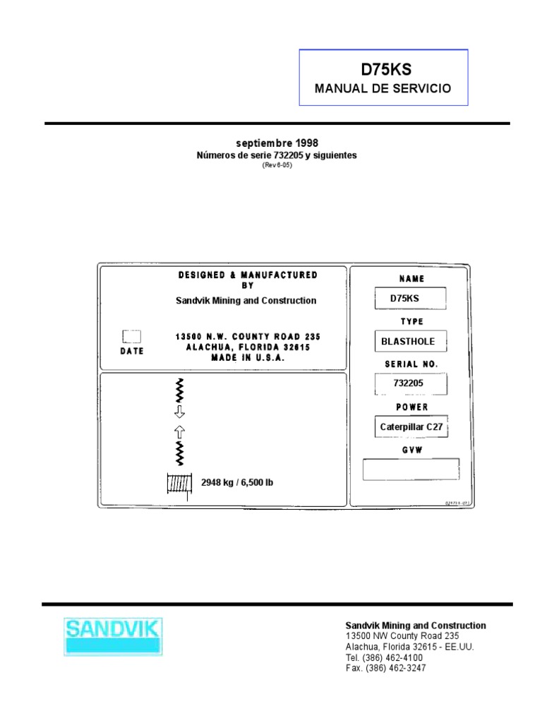 D75KS Alta Servicio PDF | PDF | Inyección de combustible | Bomba