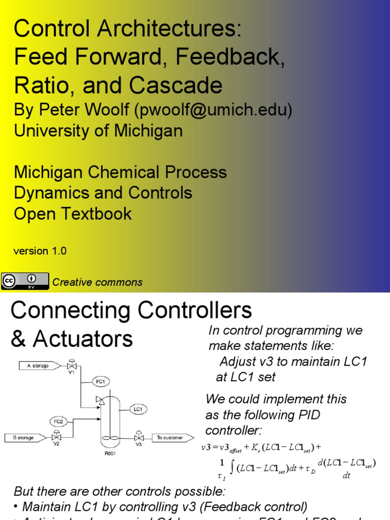 Control Architectures: Feed Forward, Feedback, Ratio, and Cascade | PDF ...