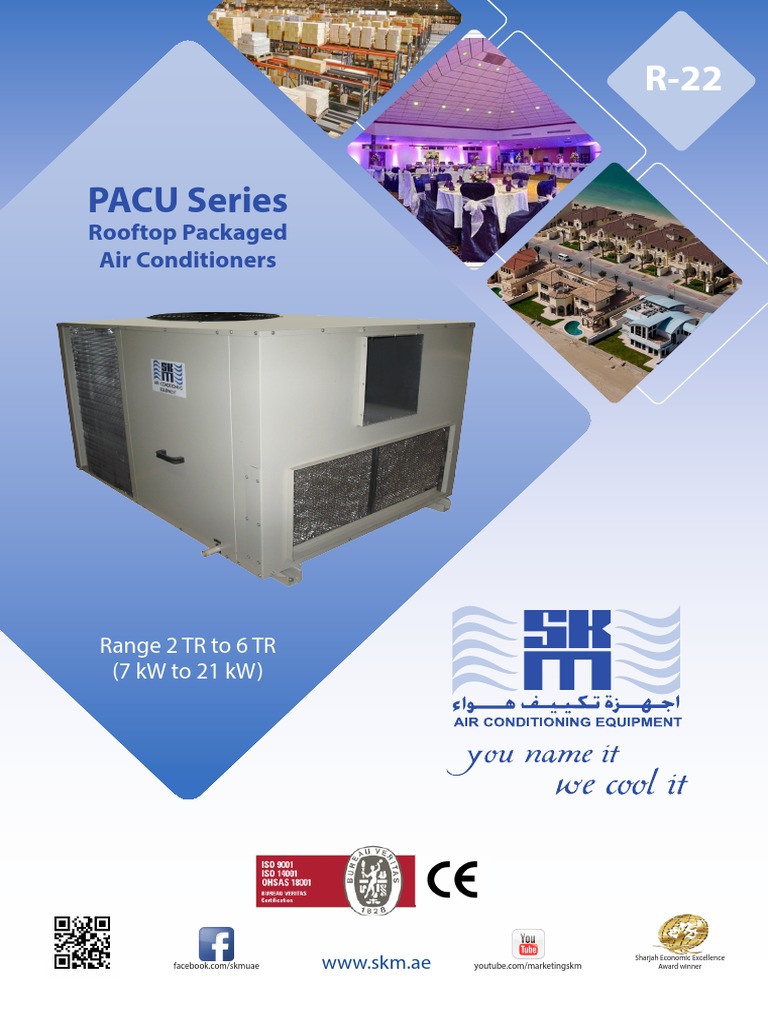 PACU Series: Rooftop Packaged Air Conditioners | PDF | Air Conditioning ...