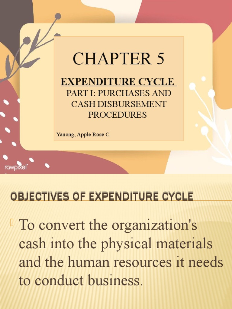 Understanding the Expenditure Cycle | PDF | Accounts Payable | Inventory