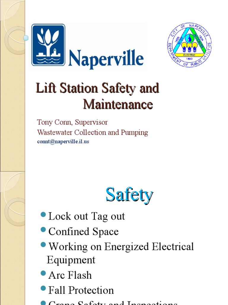 Lift Station Safety and Maintenance | PDF | Pumping Station | Crane ...