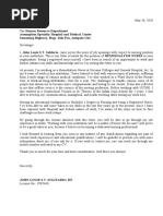 Professional Reference Letter Sample For Nurses | PDF | Nursing | Patient