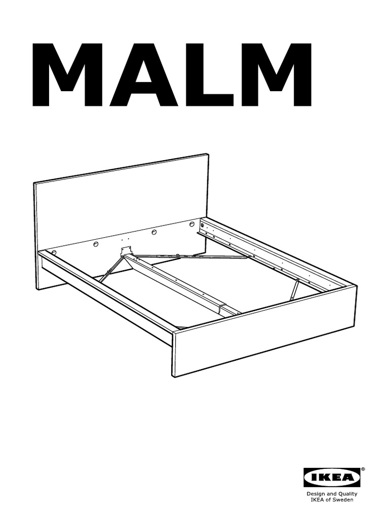 Malm Bed Frame High - AA 740446 8 - Pub PDF | PDF | Technology ...