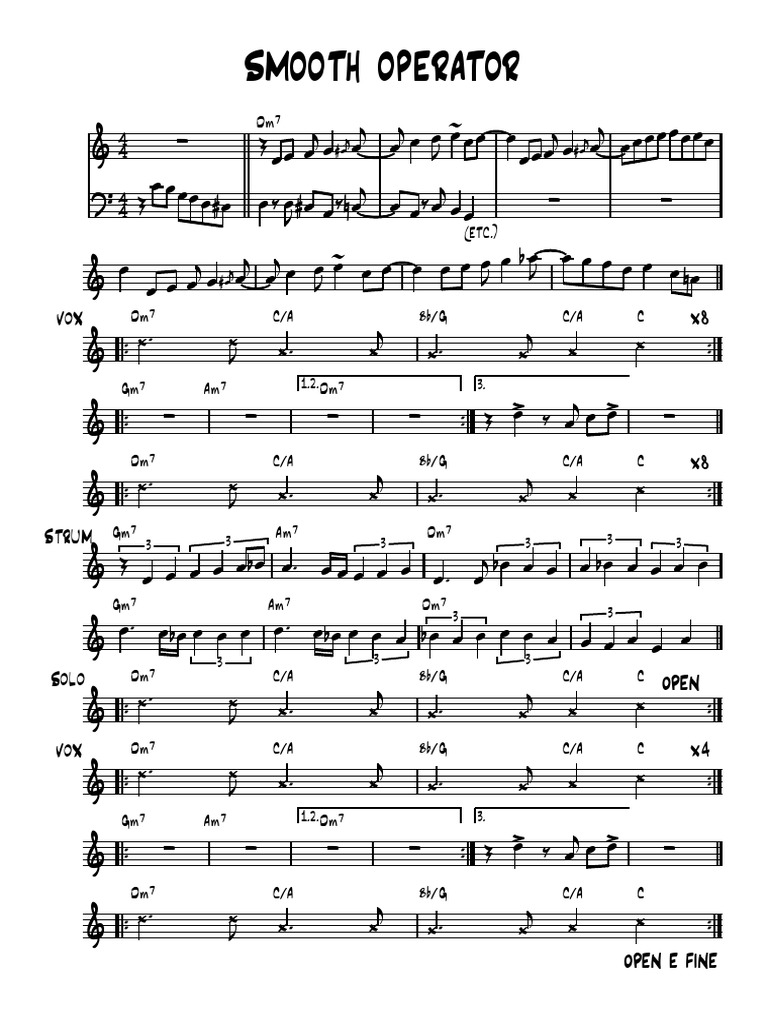 Smooth Operator | PDF