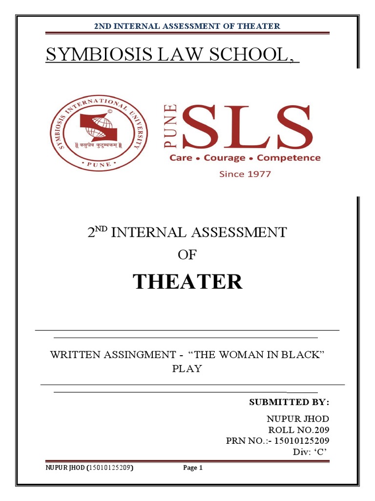 The Woman in Black | PDF | Theatre | Entertainment (General)