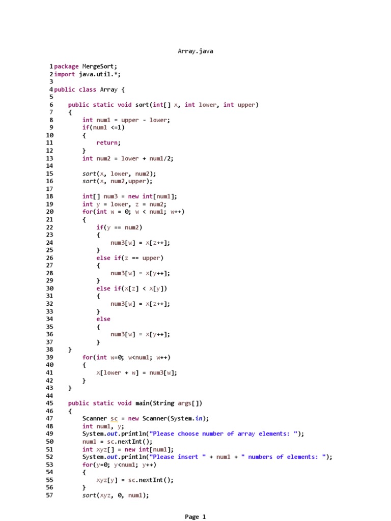 Package Import Public Class Public Static Void Int Int Int Int If Return Int | PDF | Teaching ...