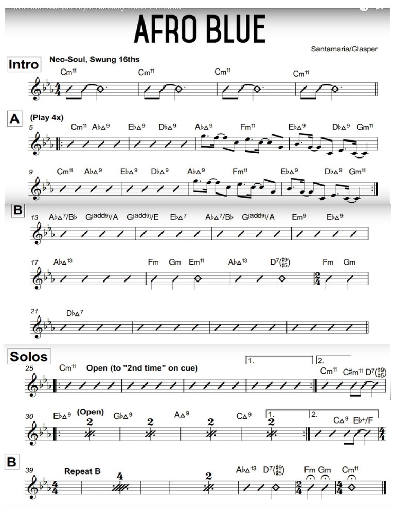 Afro Robert Glasper | PDF