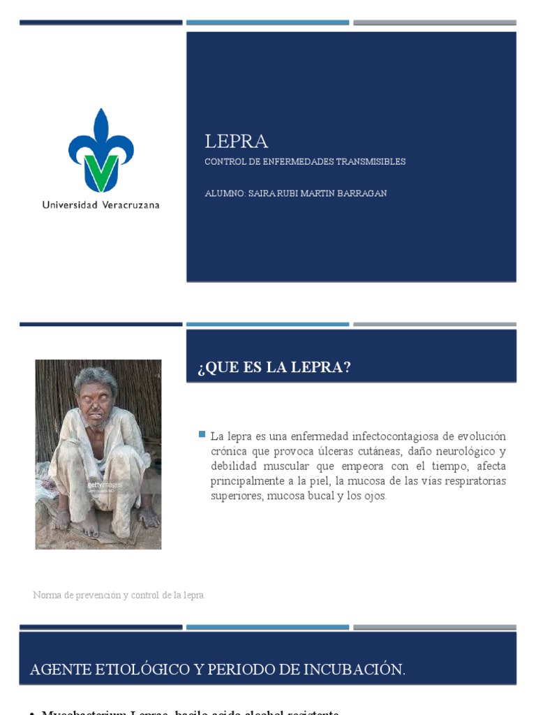 Diapositivas de Lepra | PDF | Lepra | Diagnostico medico