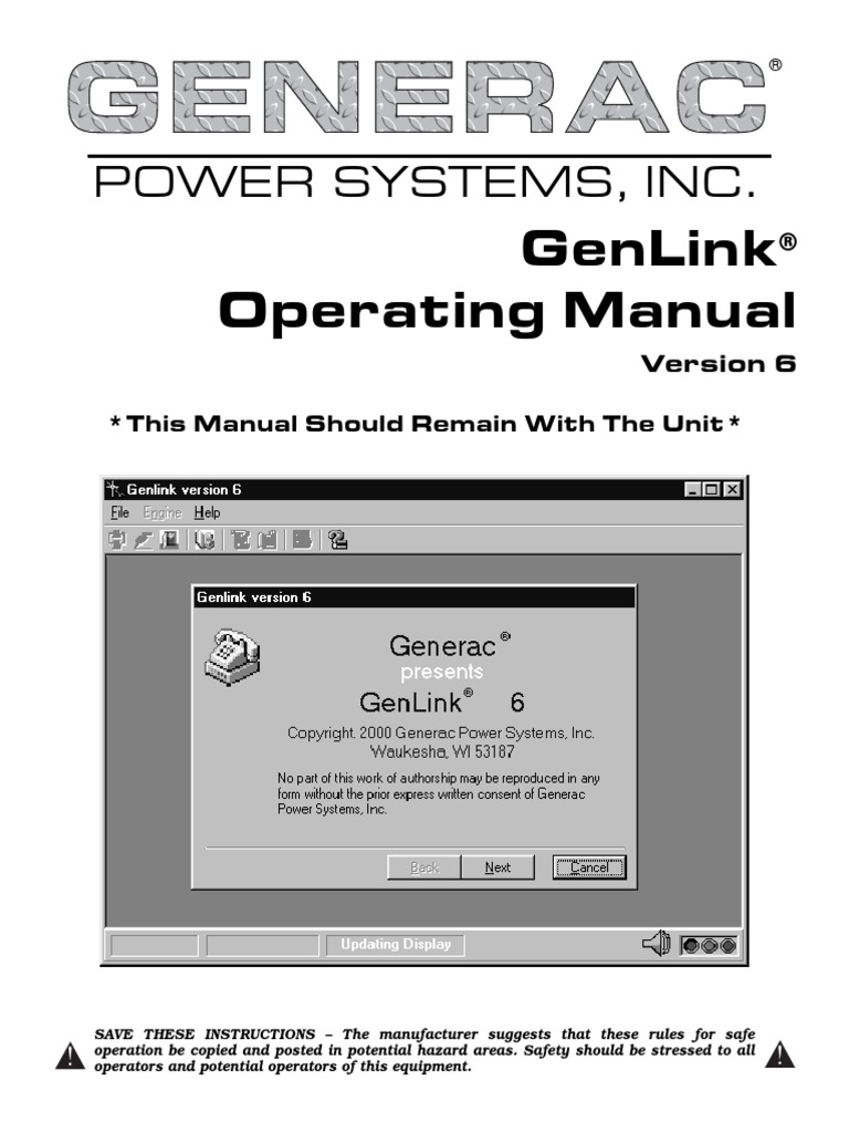 Manual GenLink PDF | PDF | Equipment | Computing