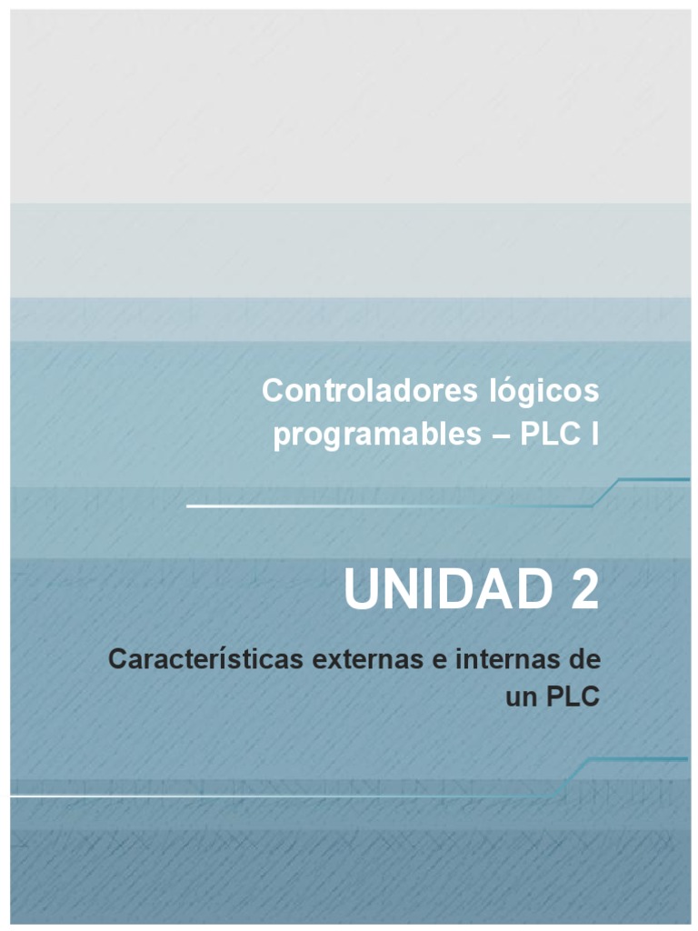 Partes de Un PLC PDF | PDF | Controlador lógico programable | Relé