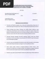 Hujahan Bertulis Lengkap Defendan (Amended) | PDF