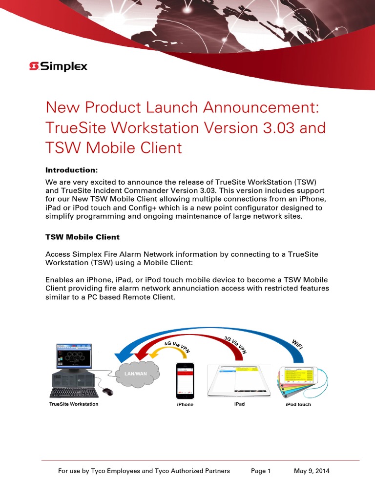 TrueSite Workstation 3.03 Launch | PDF | Digital Technology | Computer ...