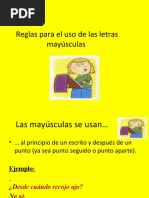 Ortografía: Uso de Mayúsculas | PDF | Lengua española | Idiomas