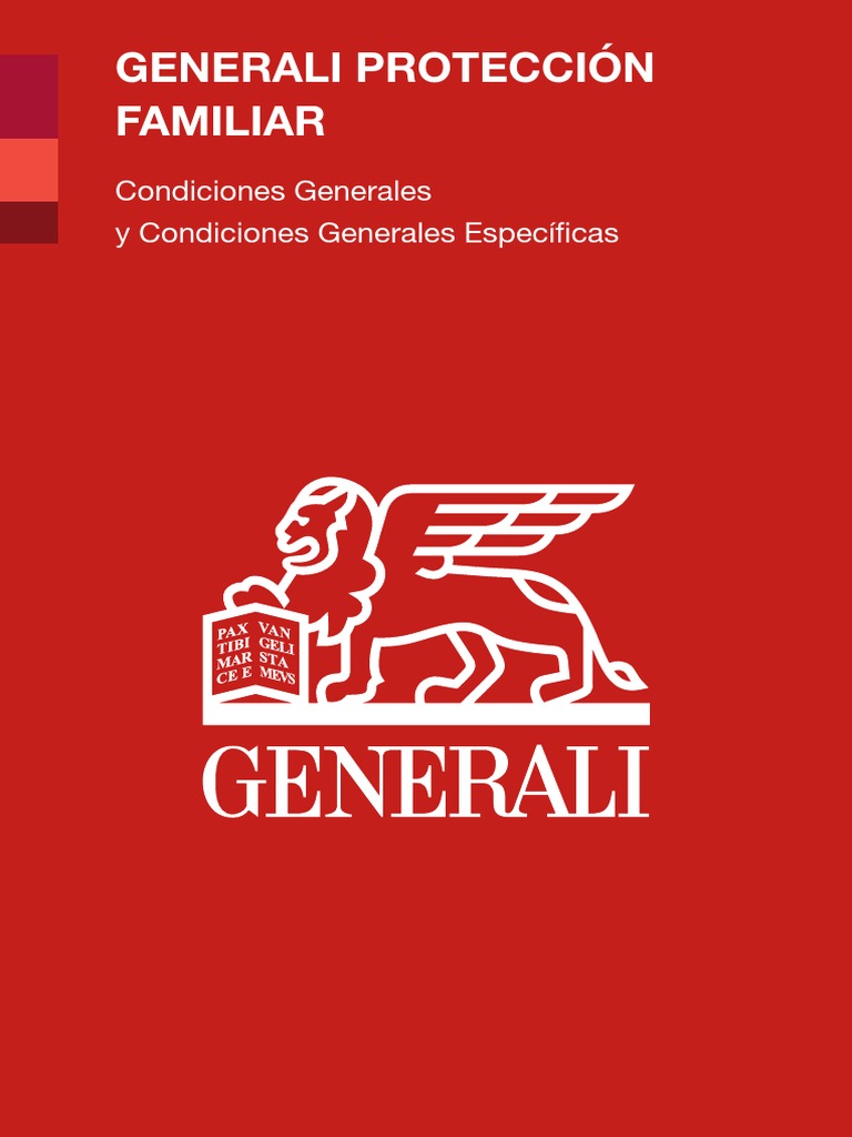 Condicionado Decesos Generali PDF | PDF | Póliza de seguros | Reaseguro