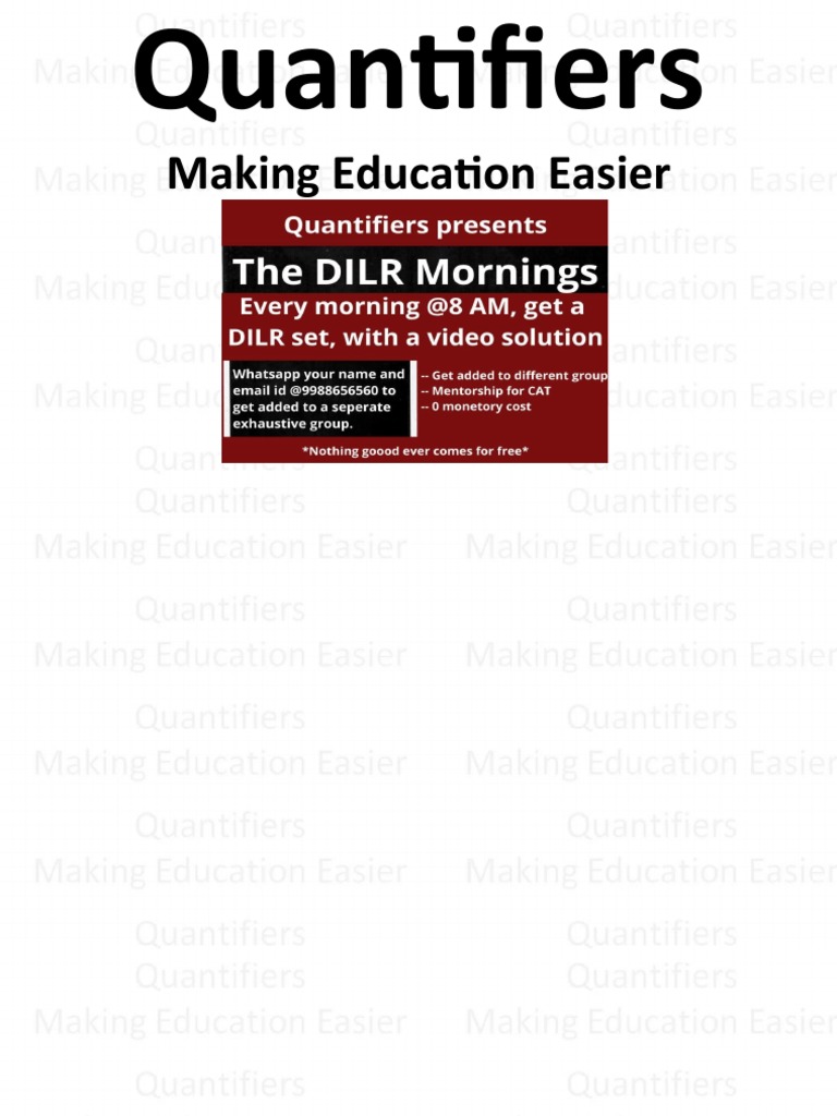 64 DILR Sets | PDF | Exchange Rate | Business