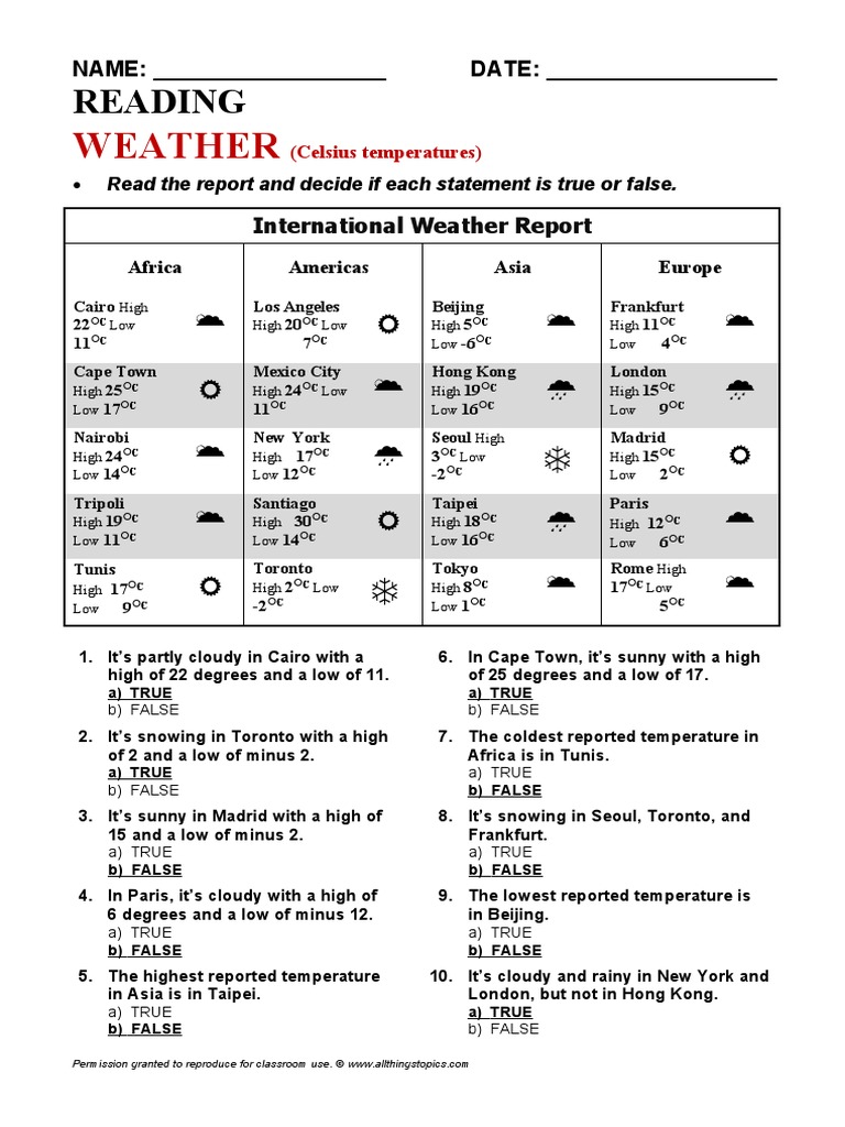 Reading Scan Weather Report | PDF | Atmospheric Thermodynamics | Weather